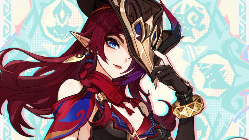 Chasca Genshin Impact 4K Wallpaper