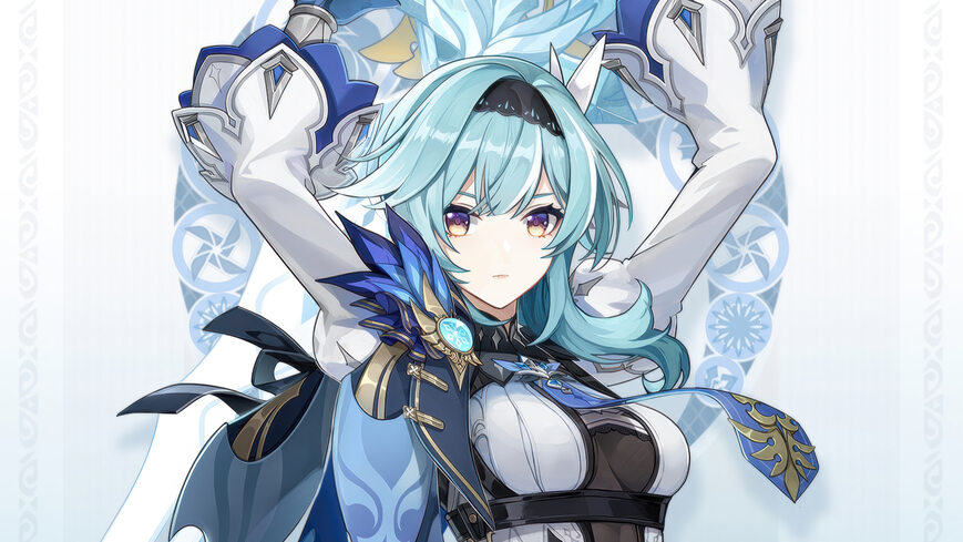 Eula Genshin Impact 4K Wallpaper