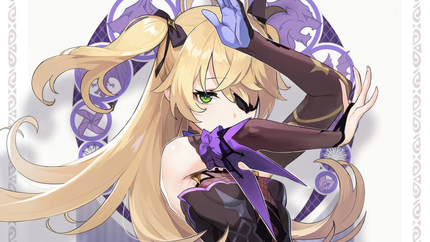 Fischl Genshin Impact 4K Wallpaper