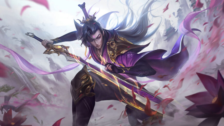 Master Yi Eternal Sword LoL 4K Wallpaper