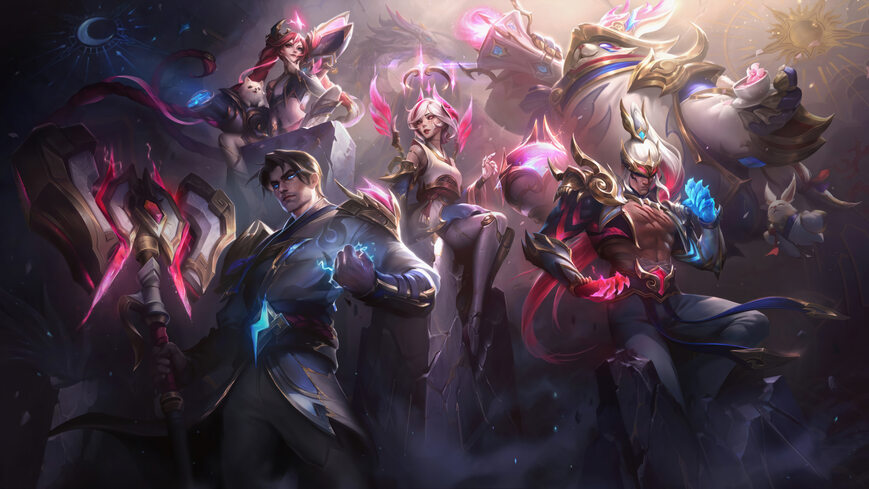 T1 2024 Jayce Orianna Lee Sin Jinx Bard LoL 4K Wallpaper