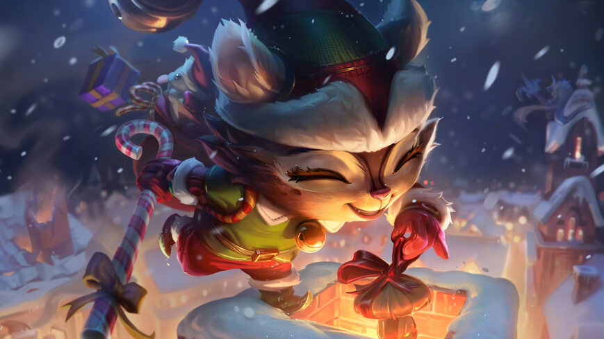 Teemo Happy Elf Rework LoL 4K Wallpaper
